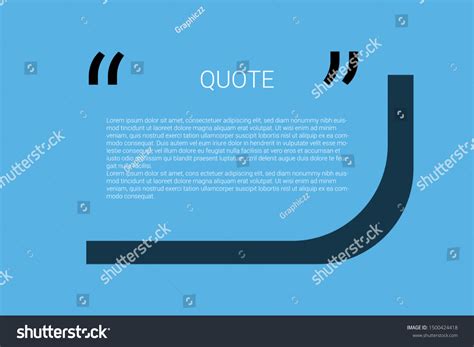 Quotation Box Dialog Chatting Box Vector Stock Vector Royalty Free