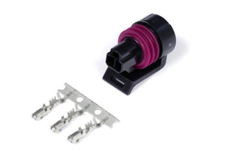 Plug And Pins Only Delphi 3 Pin Pressure Sensor Connector Ohm