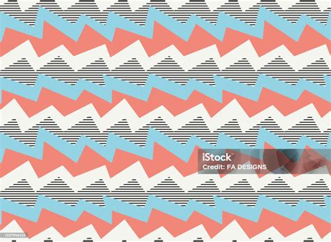 패브릭 및 섬유 인쇄 저지 프린트 포장지 배경 및 포장 웹 배너용 블랙 배경의 매끄러운 기하학적 지그재그 쉐브론 라인 패턴 벡터