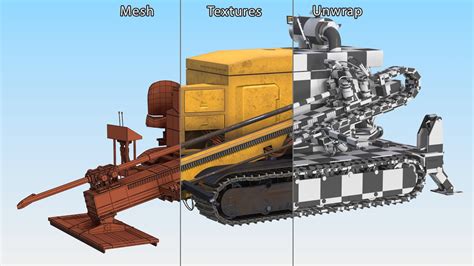 3d Horizontal Boring Rig Used Turbosquid 2302627