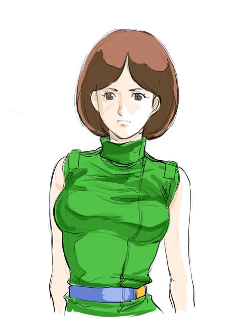 Saitani Umetarou Emma Sheen Gundam Zeta Gundam Highres 1girl