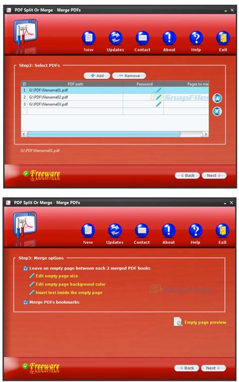 Pdf Split Or Merge Screenshot And Download At