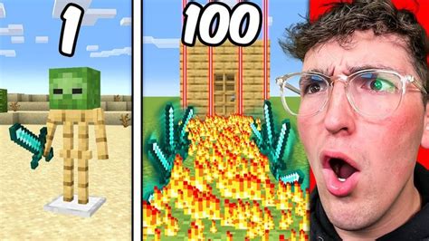 Testing Minecraft Traps From Level 1 To 100
