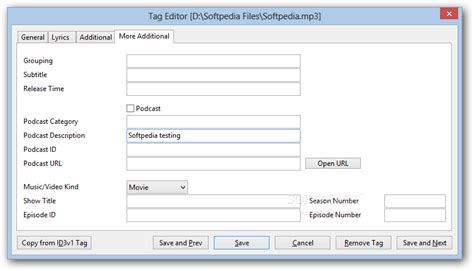 Tag Rename Download Softpedia