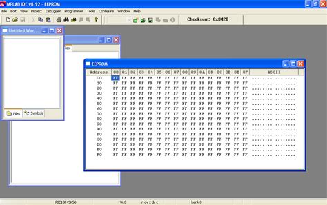 How To Load EEPROM Hex File In New MPLABX IDE Embedded Laboratory