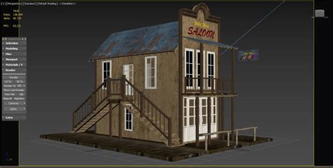 Wild West Building D Model By Msasdt
