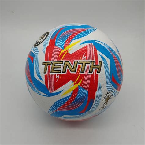 Tenth Laminated Soccer Ball Material Hexagon Textured Pu Thickness 2