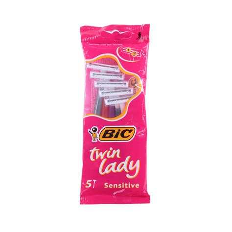 Bic Twin Lady Sensitive Razor Pack Of 5 Sharjah Co Operative Society