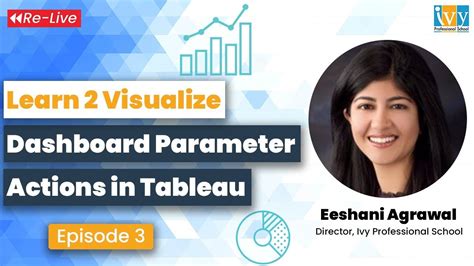 Dashboard Parameter Actions In Tableau Learn 2 Visualize Episode 3 Re Live Ivyproschool