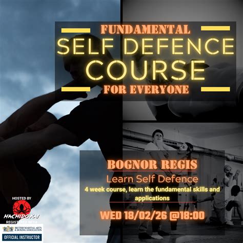 4 Week Self Defence Course Hachido Kai