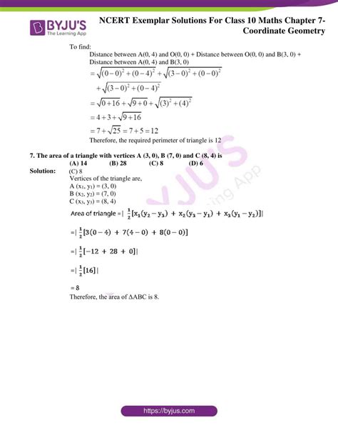 Ncert Exemplar Class 10 Maths Solutions Chapter 7
