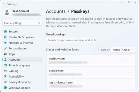 Windows 11 Com Gestor De Passkeys Aberto Até De Madrugada