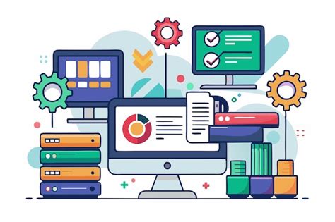 Page 4 Computerized Systems Vectors And Illustrations For Free Download