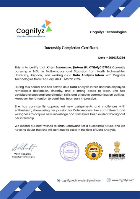 cognifyztechnology python datascience internshipcompletion dataanalyst kiran sonawane