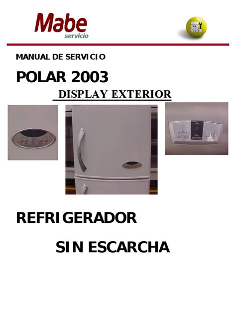 Manual Nevera Mabe Pdf Resistor Termostato