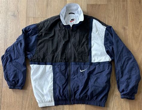 Vintage 90s Nike Colorblock Windbreaker Jacket Size Xl Ebay