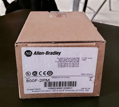 800f 2pm De Allen Bradley Gabinete Colgante De Control Prolynx