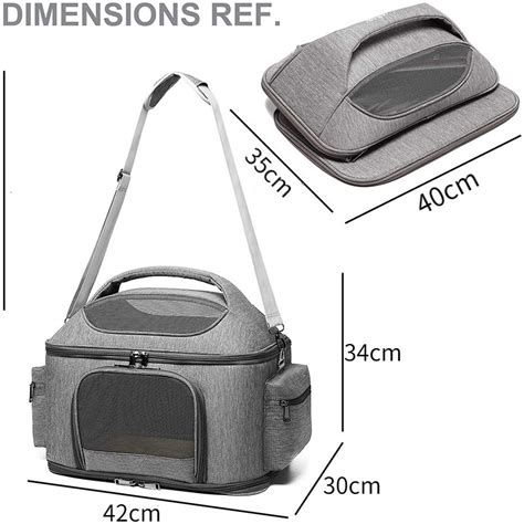 Badu Bg Превоз за домашни любимци за големи котки и малки кучета Мека странична чанта за домашни