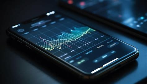 Premium Ai Image Digital Chart Analyzing Business Growth On Blue