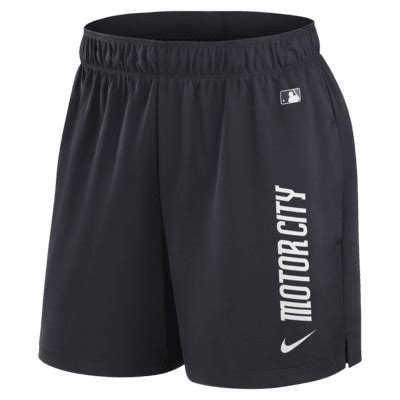 Shorts De La Mlb Nike Dri Fit Para Mujer Detroit Tigers Authentic