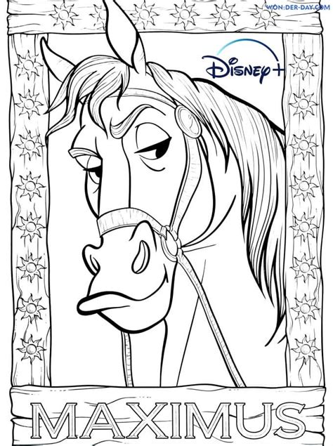 Rapunzel Maximus Coloring Pages 2025