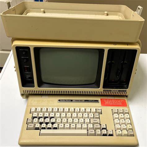 Tandy 26 1080 Trs 80 4p Boxed Portable Computer Works Radio Shack Dual Lone Star Trains