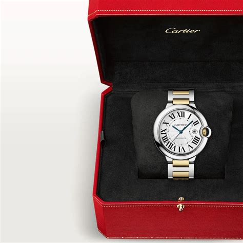 42 Mm Movimiento Mecánico De Carga Automática Oro Amarillo Acero