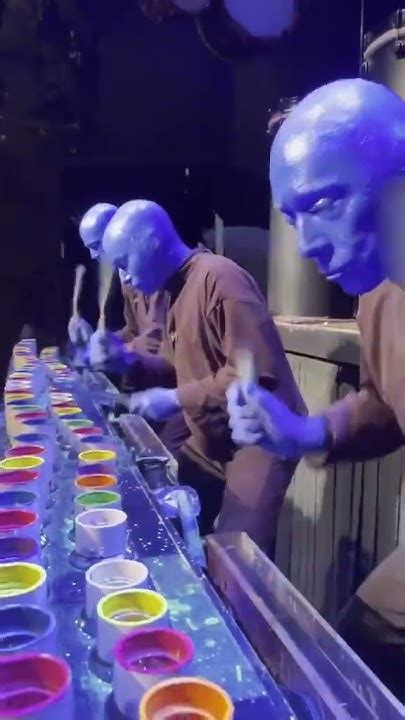 Close Up 👀 At Blue Man Groups Pvc Instrument Shorts Youtube