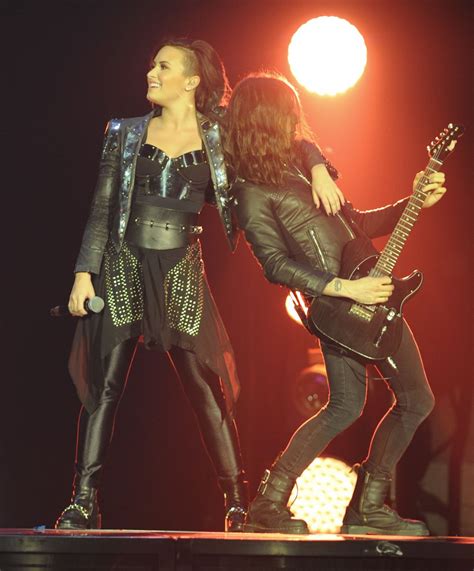 Demi Lovato Performs In London At O Arena During Enrique Iglesias