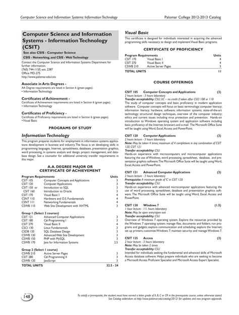 Computer Science And Information Systems