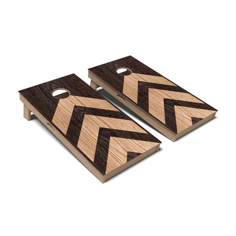 Wood Grain Pro Series Cornhole Boards