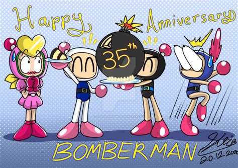 Fanartbomberman 35th Anniversary By Sitinuramjah On Deviantart