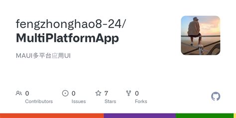 Github Fengzhonghao8 24multiplatformapp Maui多平台应用ui