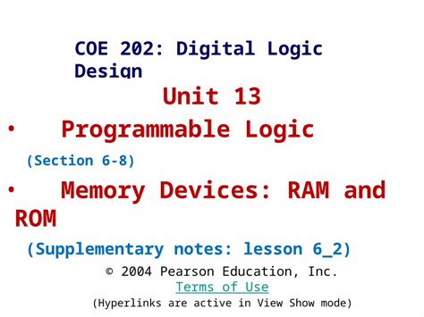 pptx coe 202 digital logic design courtesy of dr radwan e abdel aal