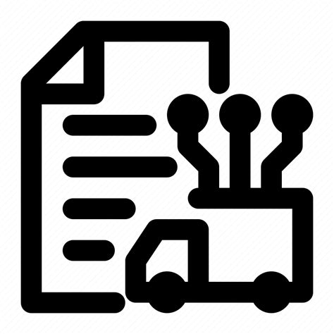 scm distribution transportation application supply chain data science icon download on