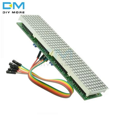 Max7219 Led Microcontroller 4 In 1 Display With 5p Line Dot Matrix
