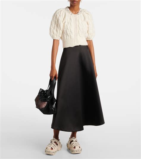 X Crocs Stomp Fisherman Platform Sandals In White Simone Rocha