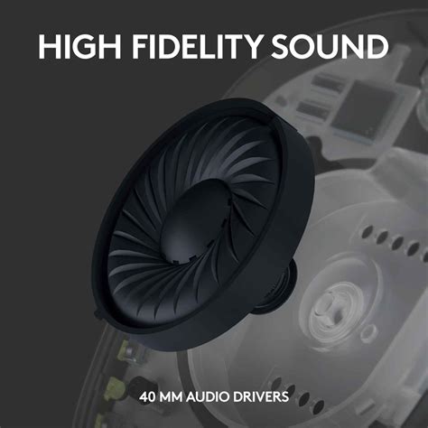 Logitech G LIGHTSPEED Wireless Gaming Headset Black JB Hi Fi