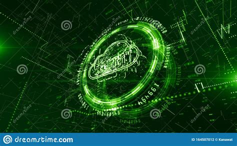 Technology Network And Data Connection Secure Data Network Digital Cloud Computing Cyber