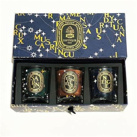 Diptyque Accents Diptyque Limited Edition Holiday Candle Set 3 X