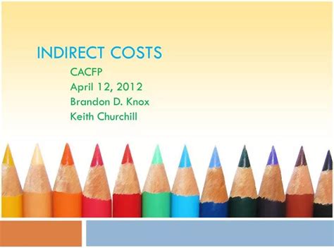 PPT Indirect Costs PowerPoint Presentation Free Download ID 3011739