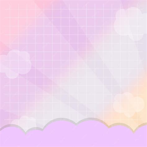 Premium Vector Cute Background Wallpaper Grid Vector