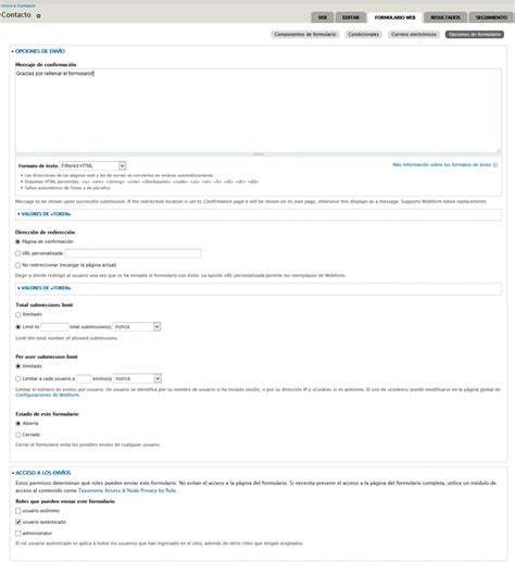 Creación Y Gestión De Formularios En Drupal 7 Ii Tutorial Drupal