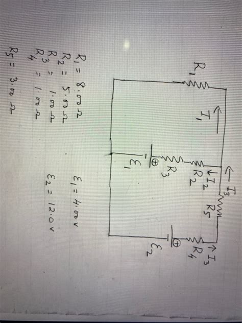 solved kirchoffs rule find the values of the currents i1