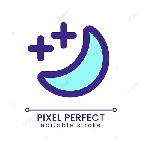 Pixelperfect Rgb Color Ui Icon For Sleep Mode Vector Shift Silent Design PNG And Vector With
