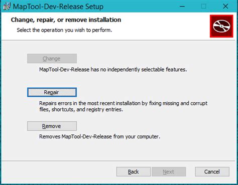 Jpackage Installers Won T Install Over Update Existing Installs Issue Rptools Maptool