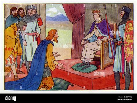 The Irish Chiefs And Kings Kneel Before King Henry Ii 1133 1189 At Dublin Ireland In October