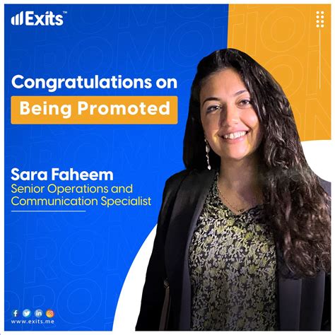 Sara Faheem On Linkedin I Am Thrilled To Share That I Have Been Promoted To The Position Of Senior