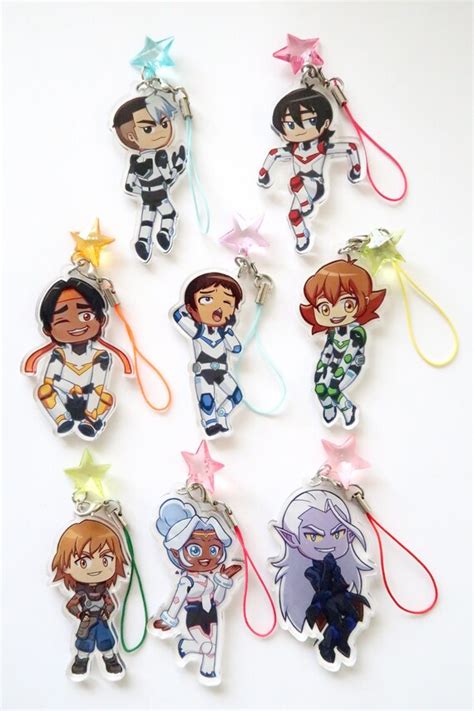 Voltron Legendary Defender Chibi 2 Inch One Sided Acrylic Etsy