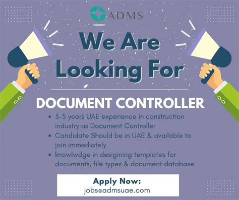 Document Controller Abu Dhabi Uae Gulf Career Hunt